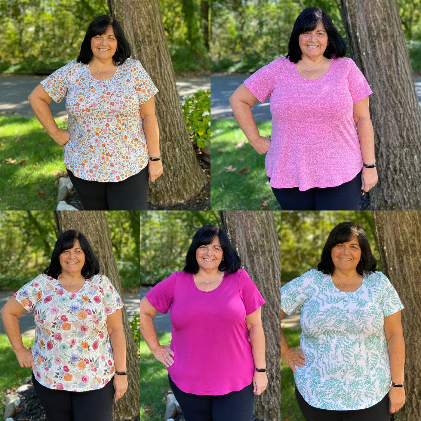 Five T-shirts, Five Knit Fabrics with Mary of SewMaryMac - Raspberry Creek Fabrics