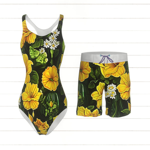 Squash Blossom 2 - Raspberry Creek Fabrics