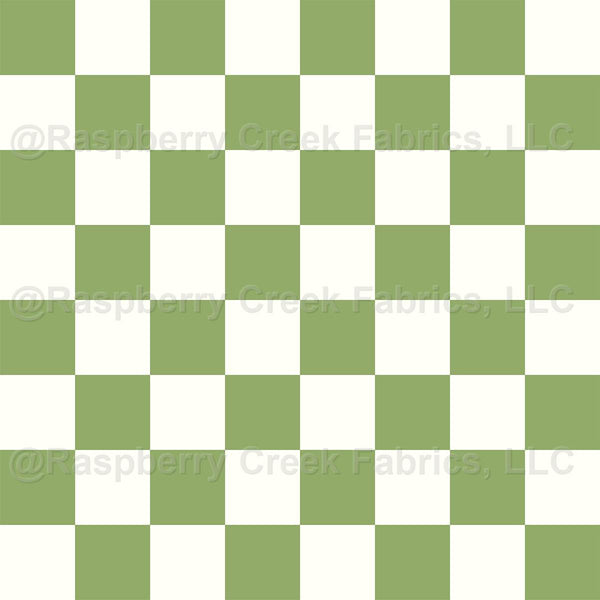 Retro Racers Collection, Green, Moss, Checkerboard, 8x8, Race Day Fabr ...