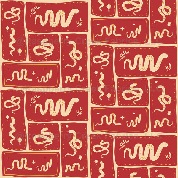 Snakes bento grid - Raspberry Creek Fabrics