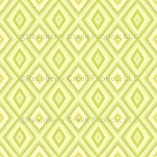 Soft yellow diamond pattern background - Raspberry Creek Fabrics