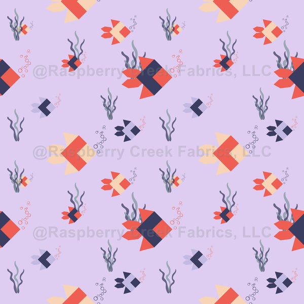 Underwater world with the fish motif design Prelude - Raspberry Creek ...