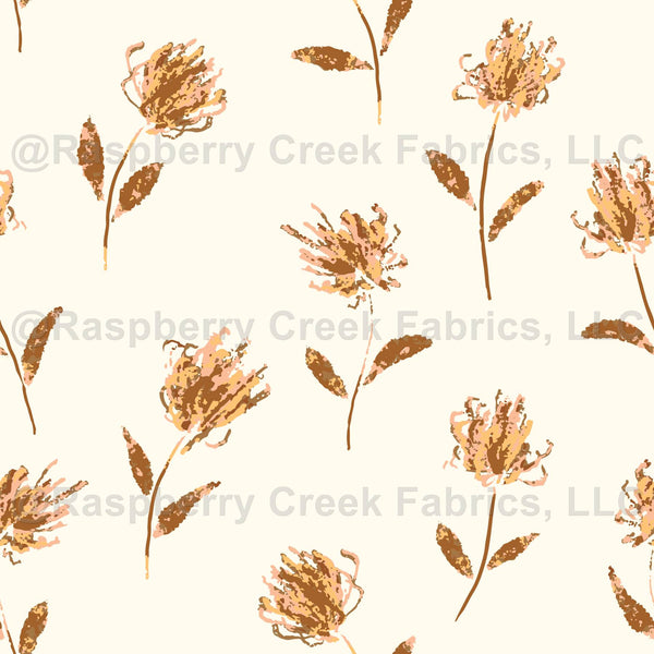 Little Budding Queen Annes - Peach Fuzz - large scale - Peach Plethora ...