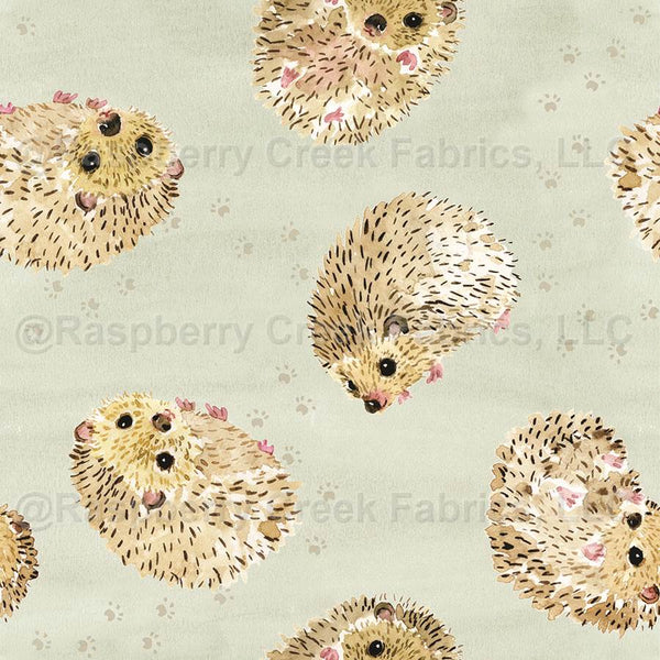 Roly poly hedgehogs - Raspberry Creek Fabrics
