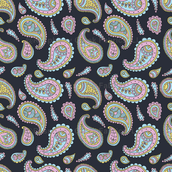 Persian Paisley, Vintage Paisley, Boteh Design - Raspberry Creek Fabrics