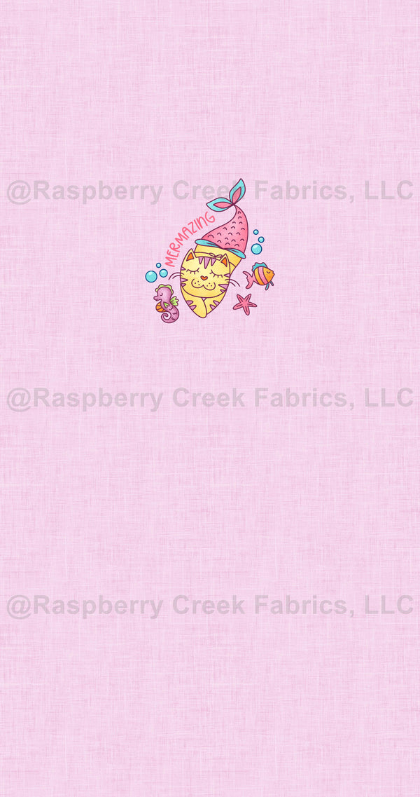 Purrmaids & Pirates Panel- Mermazing - Raspberry Creek Fabrics