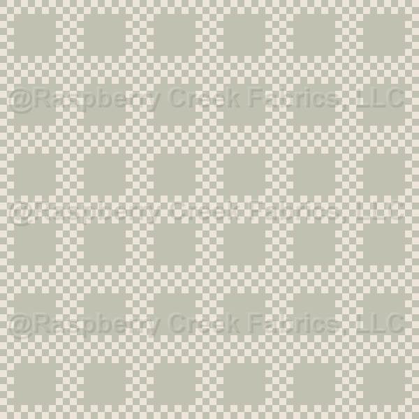 small mini checks weave print in sage green - Raspberry Creek Fabrics