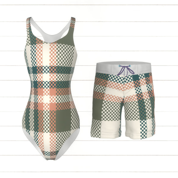 Glacier Tartan in Sienna (240104A) from the Alpine Flora and Fauna of ...