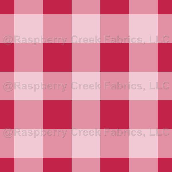 Red Plaid Gingham - Raspberry Creek Fabrics