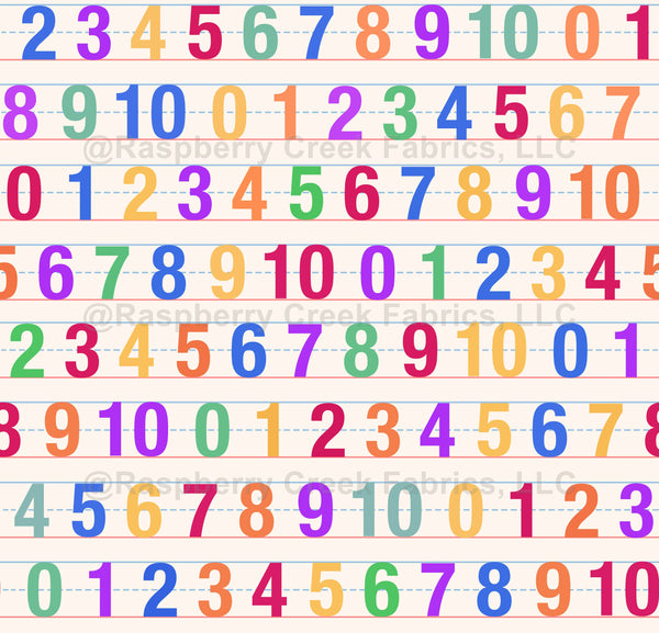 Numbers and Counting - Raspberry Creek Fabrics
