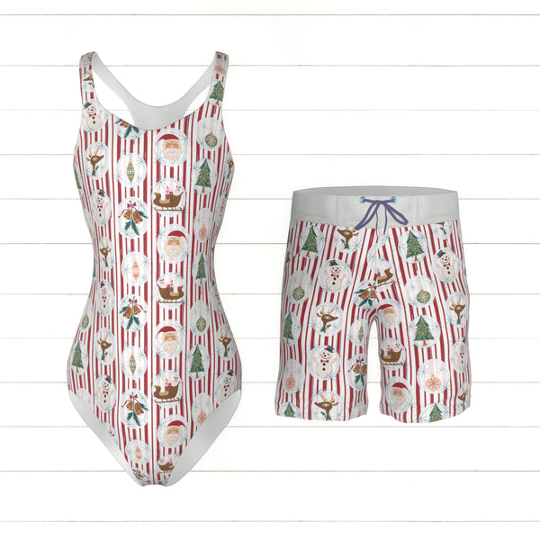 Winter Holiday Spirit - Dashing all the way - Raspberry Creek Fabrics