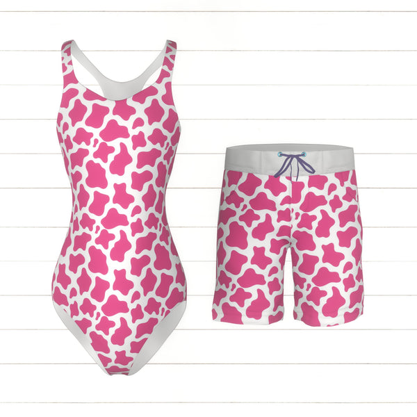 Hot Pink Cow Print - Raspberry Creek Fabrics