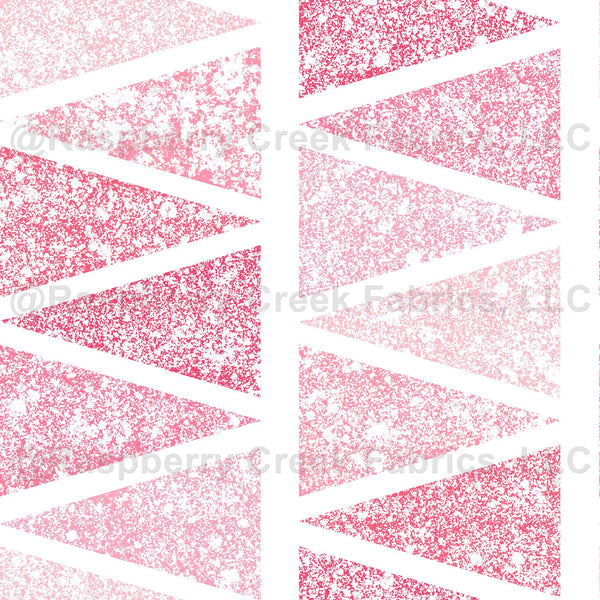 monochrome triangle zigzag lines-splatter texture- pink tints ...