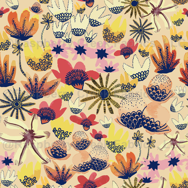 Australian Summer Wildflowers - Raspberry Creek Fabrics