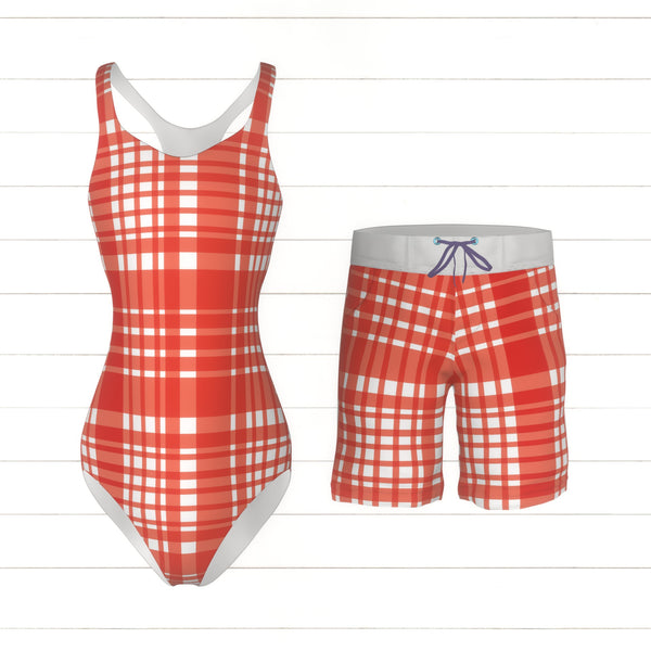 Red Tartan, Plaid Pattern, Tattersall Check, Madras - Raspberry Creek ...