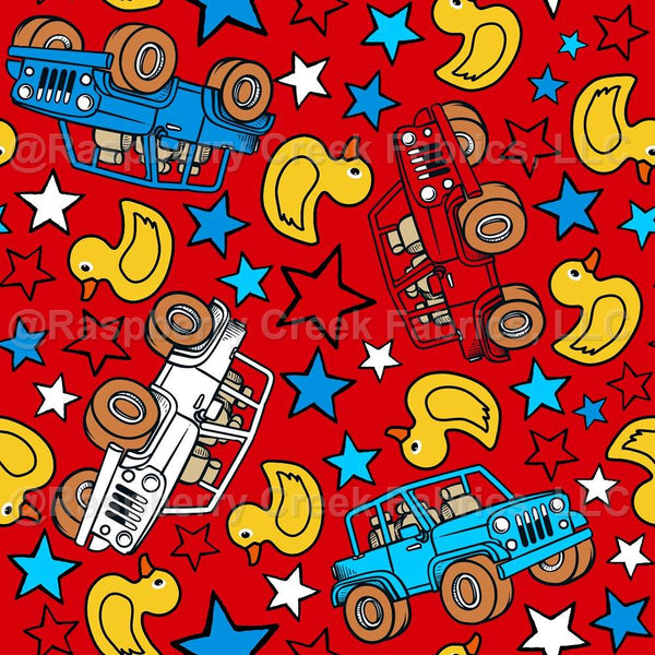 Duck Duck Jeep 4x4 Adventure Off Road Utility Vehicles and Patriotic S ...