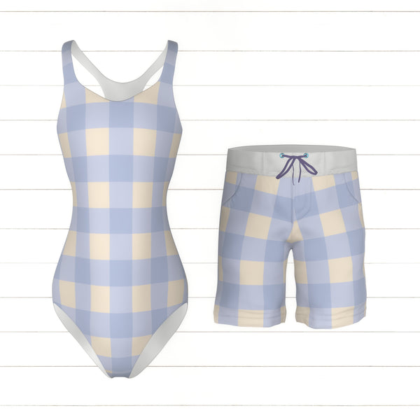 Peri Gingham 2 inch check - Raspberry Creek Fabrics