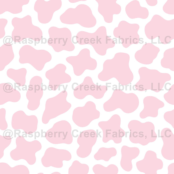 Pastel Pink Cow Print {Pale Pink White} Girls Cute Cow Spots ...