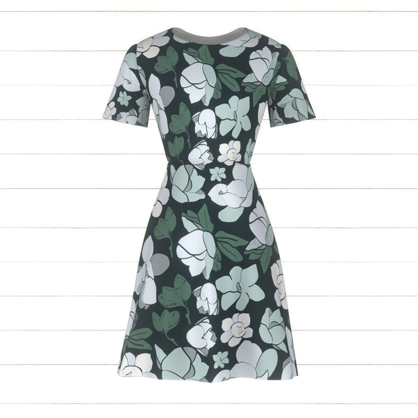 Magnolia petals dark blue background. Collection: Pantone Ultra-Steady ...