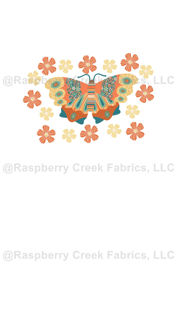 The Patchwork Butterfly Collection-Patchwork Butterfly Adult Panel-Art ...