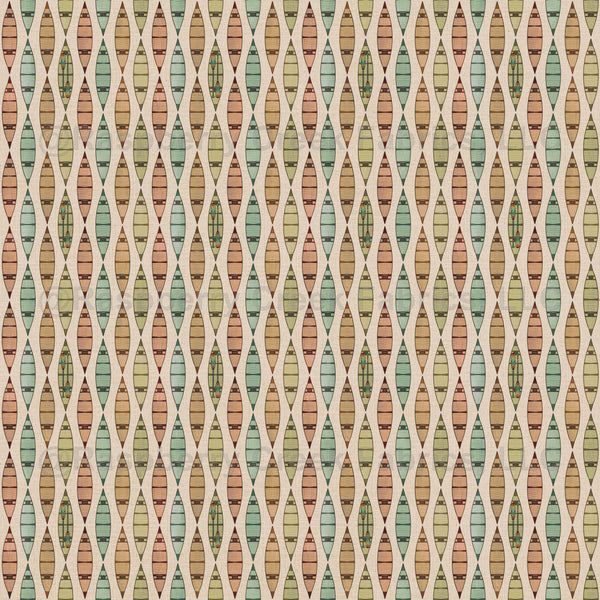 Rustic Canoes (Rustic Lake Life Collection) - Raspberry Creek Fabrics