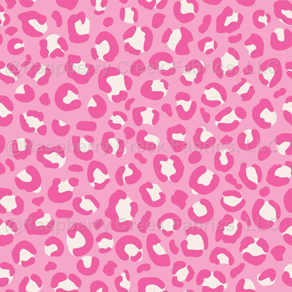 Preppy Pink and Off White Leopard Spots Animal Print - Raspberry Creek ...