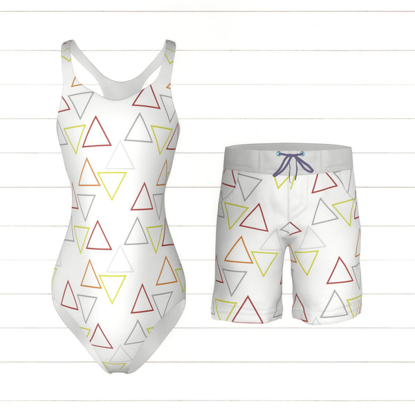 solo triangle cascade - white | winter mandala collection - Raspberry ...