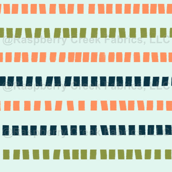 Dancing lines - Raspberry Creek Fabrics