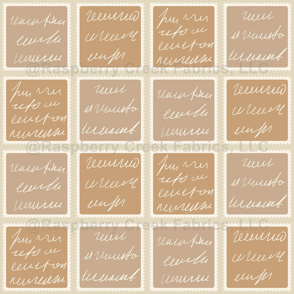 Scribble handwritten script - Raspberry Creek Fabrics