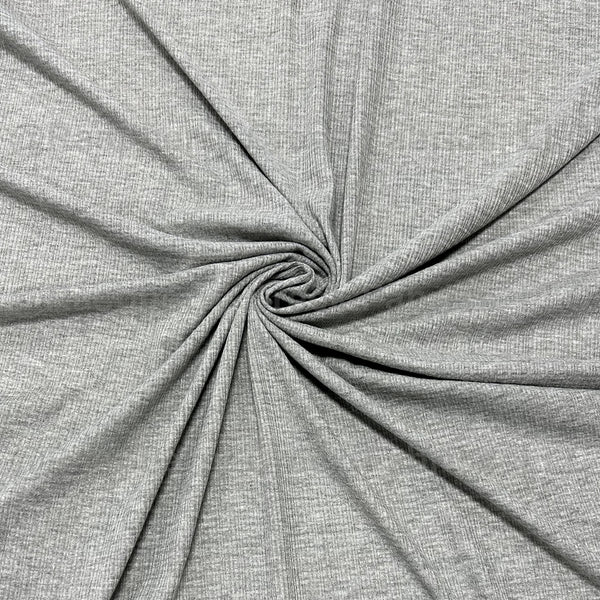 Heathered Grey Pointelle Rib Knit Fabric exclusive at Raspberry Creek ...