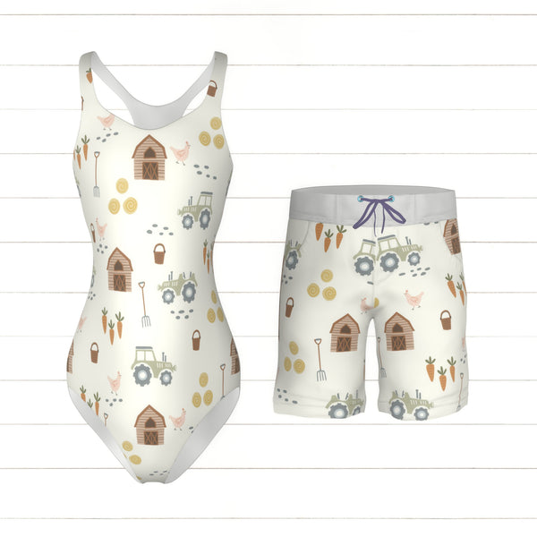 Little Farm Life – Tractors, Barns & Chickens in Gentle Pastel Colours ...