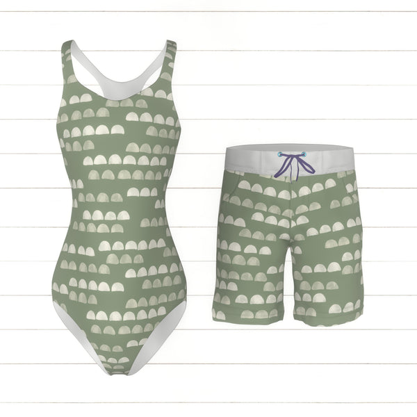 Foothills // Sage Green // Freehand Coordinating Patterns ...