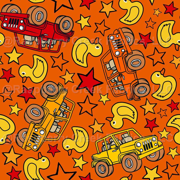 Duck Duck Jeep 4x4 Adventure Off Road Utility Vehicles and Stars ...