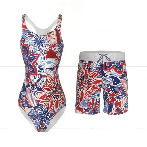 This is Lilly Country! Red/White/Blue - Raspberry Creek Fabrics