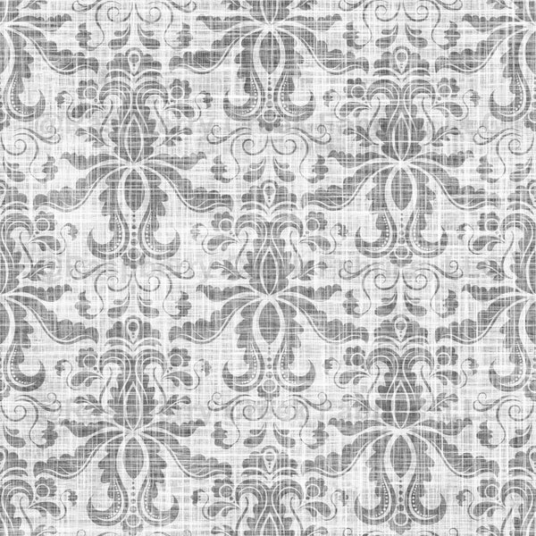 Gray Textured Damask - Raspberry Creek Fabrics
