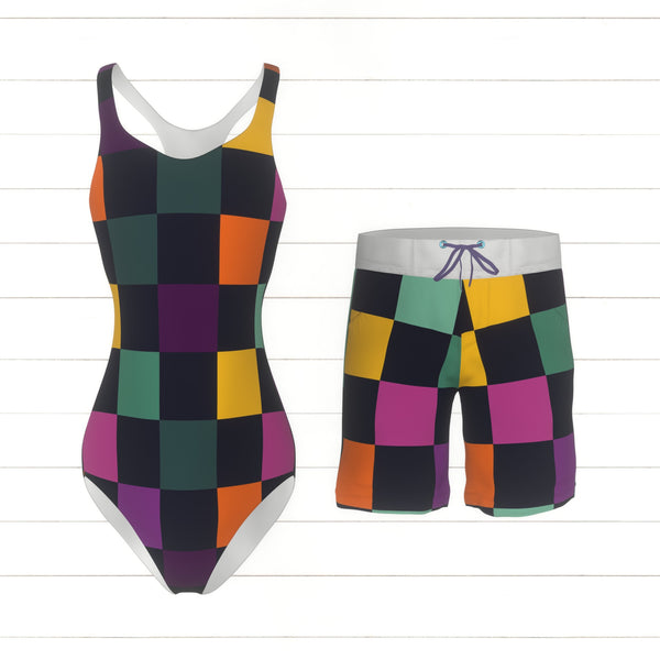 Checkers halloween - Raspberry Creek Fabrics