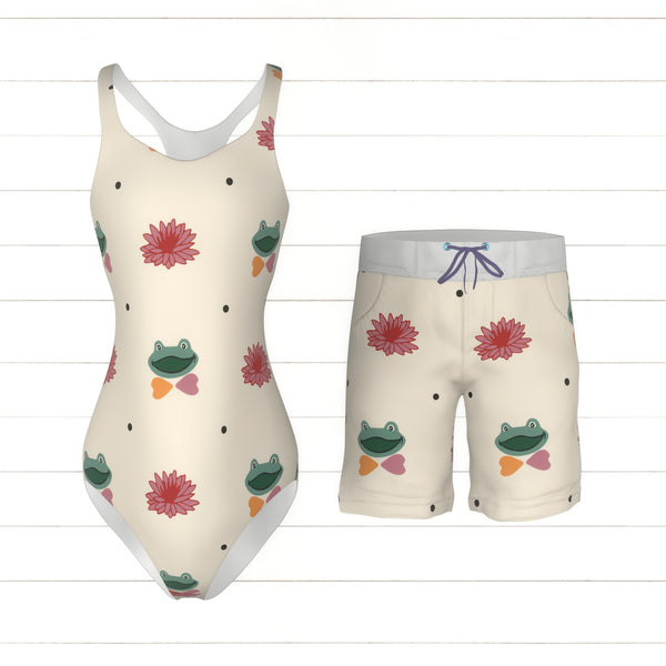 Cute frog - Raspberry Creek Fabrics