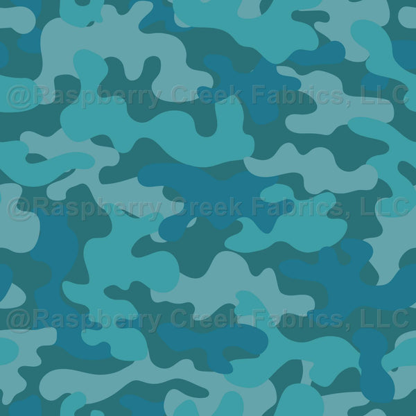 Camouflage print, Camo in teal blue, Camo, Casual camo, Sportswear cam ...