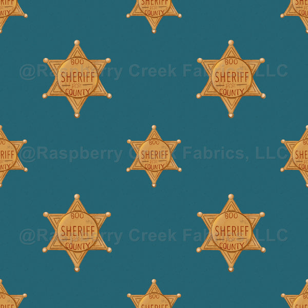Teal, sheriff badge, star, ghost town, boo, ghost, coordinate ...