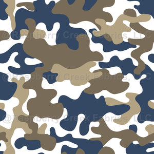 Camouflage print, Camo, Large Camo, Dark Blue, Khaki, white, Athletic ...