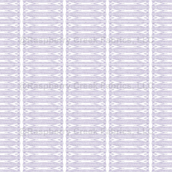 Velvety Stripe Spearhead Pattern in Lilac Reversed - Raspberry Creek ...