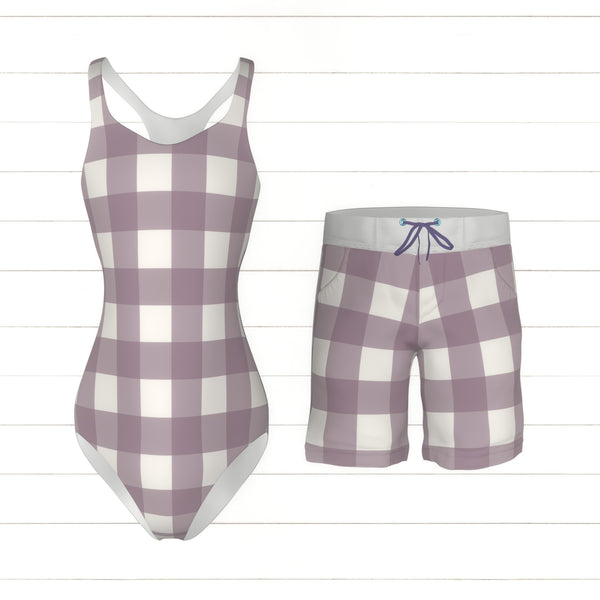 Grape Gingham - Raspberry Creek Fabrics