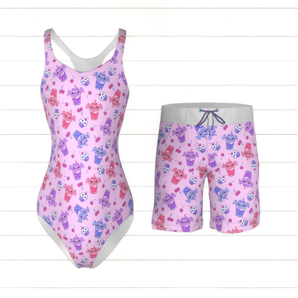 Boba Bat Bubble Tea Halloween Pastel Goth Cherry Pink - Raspberry Creek ...