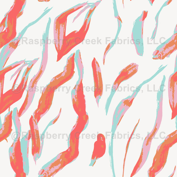 Flow - Hand painted gum leaves, created into a stunning flowing design ...