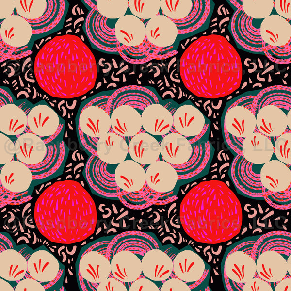 Lychee fruit - Raspberry Creek Fabrics