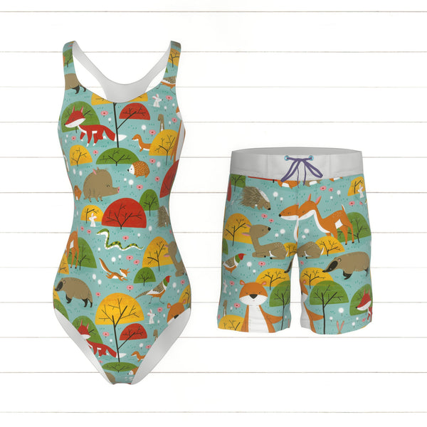 forest animals - Raspberry Creek Fabrics