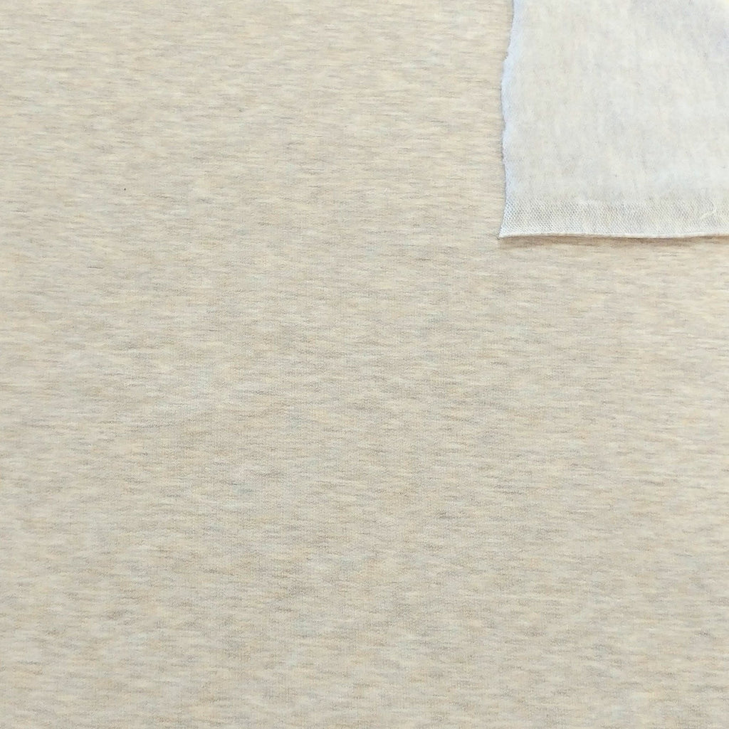 Oatmeal FLEECE Sweatshirt Knit Fabric exclusive at Raspberry Creek ...