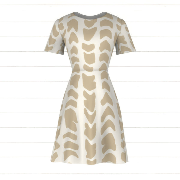 White Sand Vertical Hebrew Cone Shell Design - Raspberry Creek Fabrics