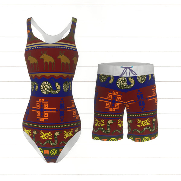 Tribal Collection: Native American striped design of the plains animal ...