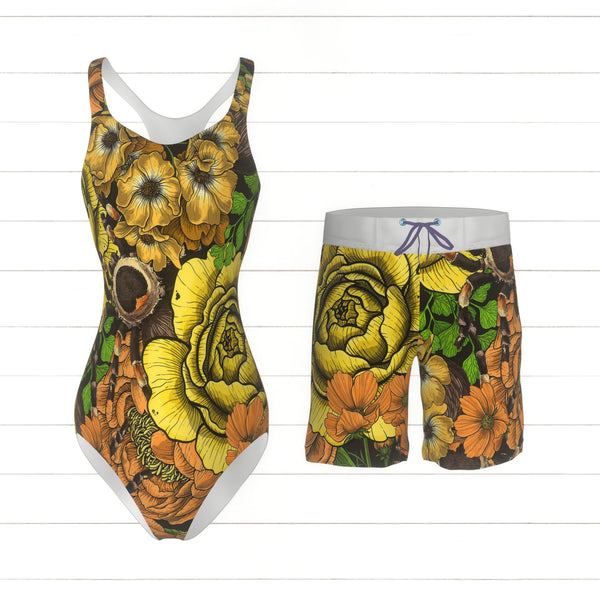 Tarantula garden 2 - Raspberry Creek Fabrics